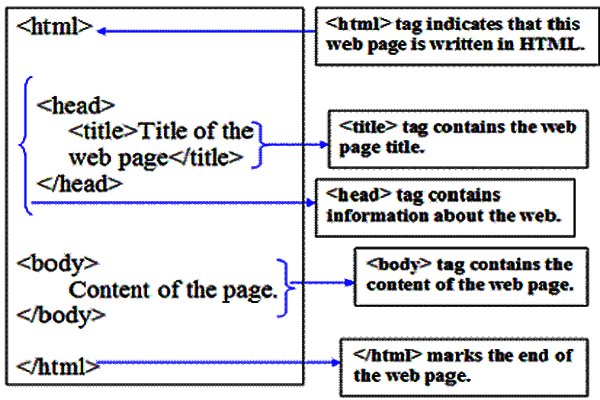 Basic structure of an HTML Document | Learncoading.com